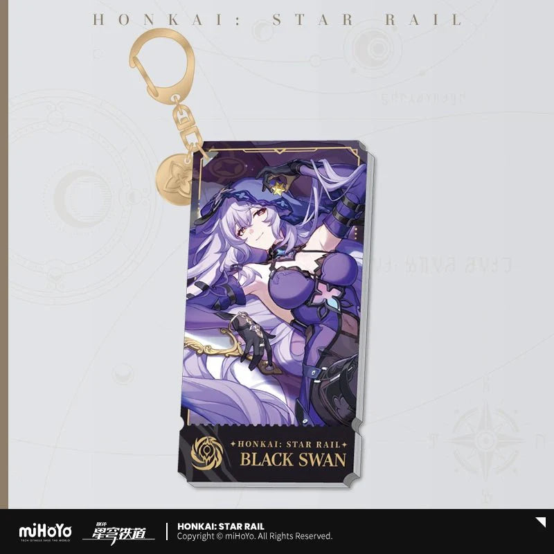 [Honkai Star Rail] Standing Design Series Acrylic Keychain -Black Swan ...