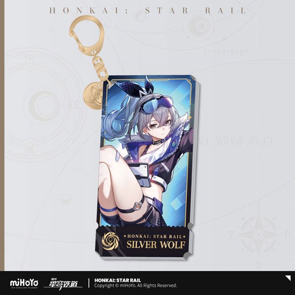 [Honkai Star Rail] Standing Design Series Acrylic Keychain - Silver Wo ...